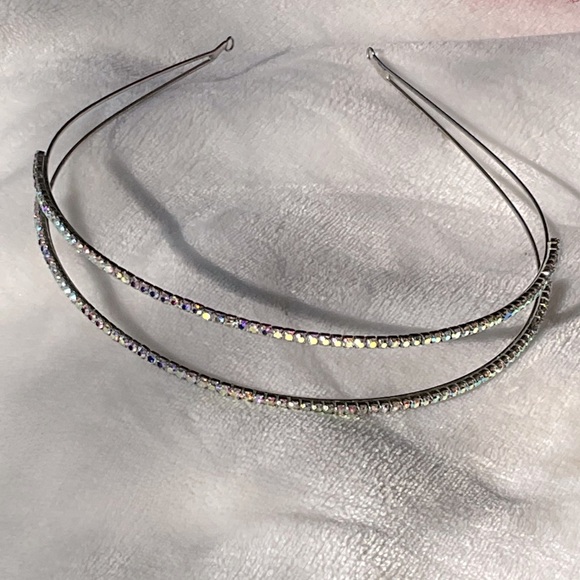 Accessories | Vintage Double Headband Perfect Stunning Crystal Lined ...